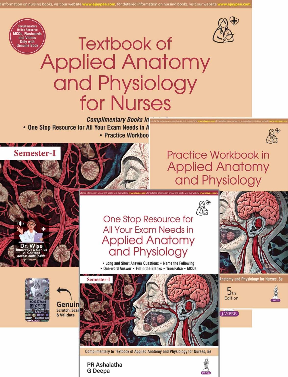 TEXTBOOK OF APPLIED ANATOMY AND PHYSIOLOGY FOR NURSES WITH PRACTICE ...